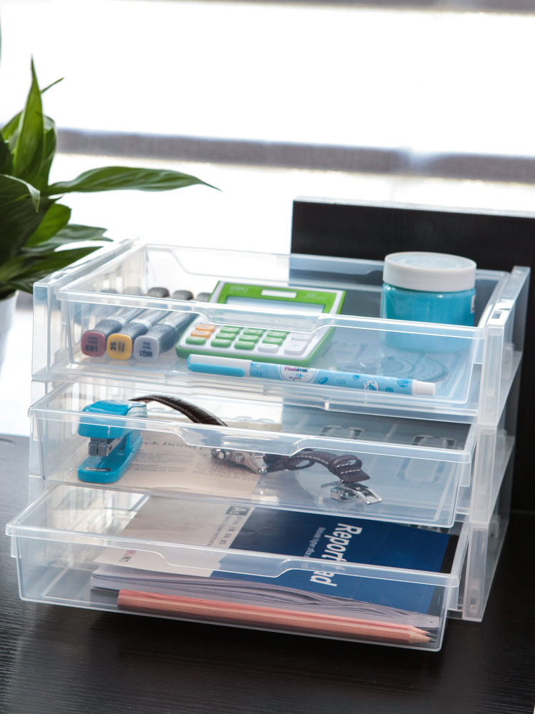 Desk File Organizer Combination Storage Rack Offic... – Grandado