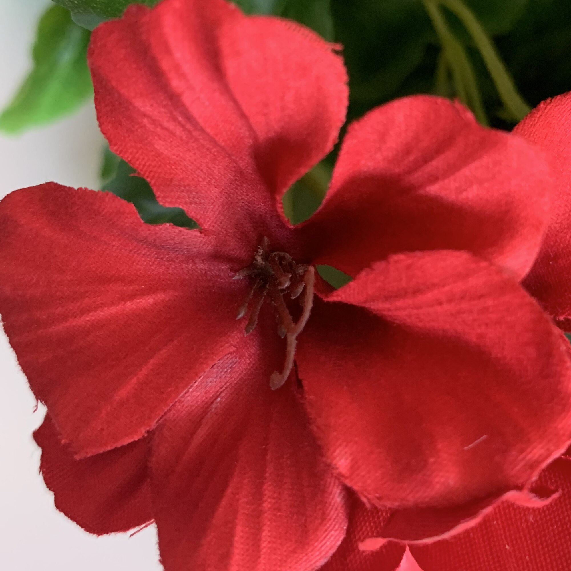 Planta colgante Geranio artificial de 80 cm en col... – Grandado
