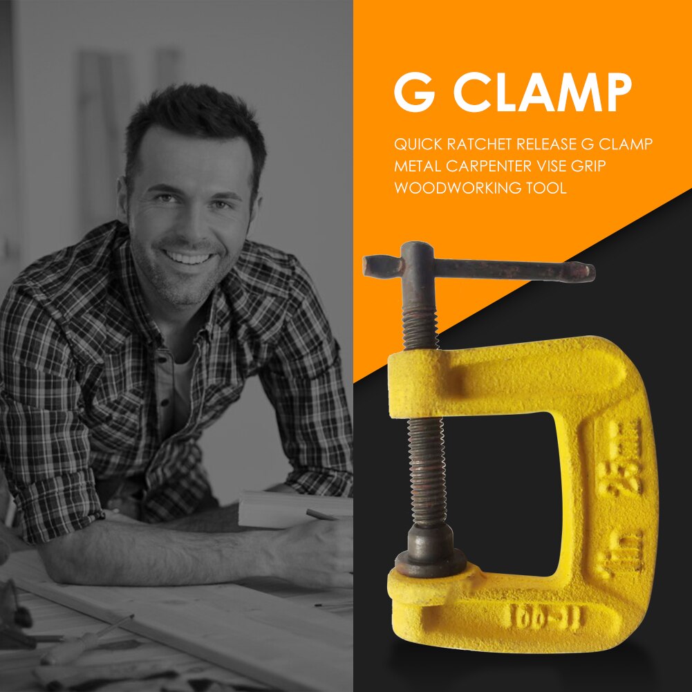 Heavy Duty G Clamp 1-3inch Heavy Duty C-clamp G-cl... – Grandado Heavy Duty G Clamp 1-3inch Heavy Duty C-clamp G-cl... – Grandado