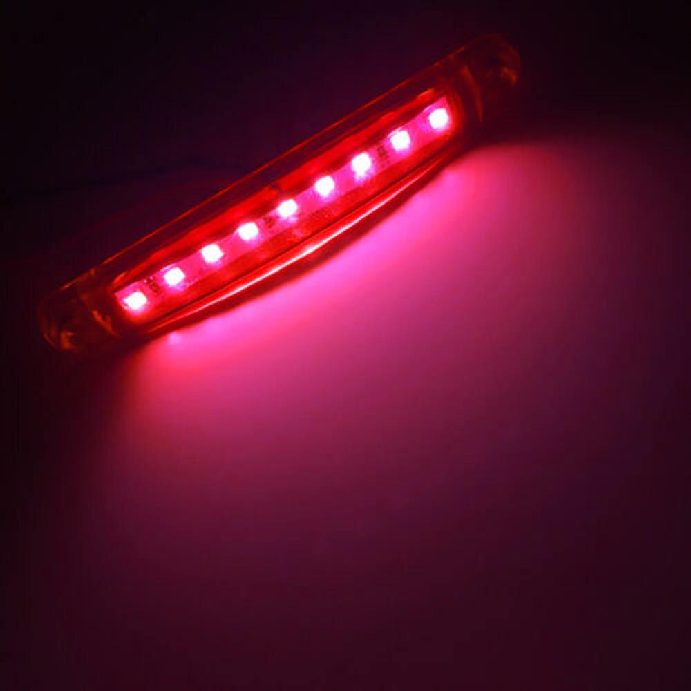 10Pcs Red 9 SMD LED Truck Lights Led Side Car Truc... – Grandado