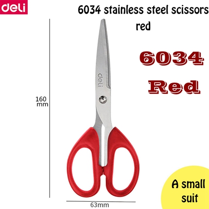 1PCS Deli 6034 6009 6010 Stainless scissors 3 size... – Vicedeal