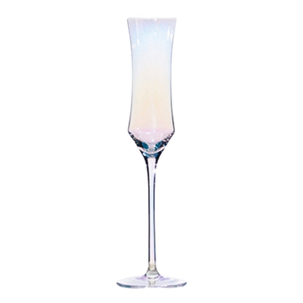 Copa de copa de champán de cristal arcoíris, vasos... – Grandado