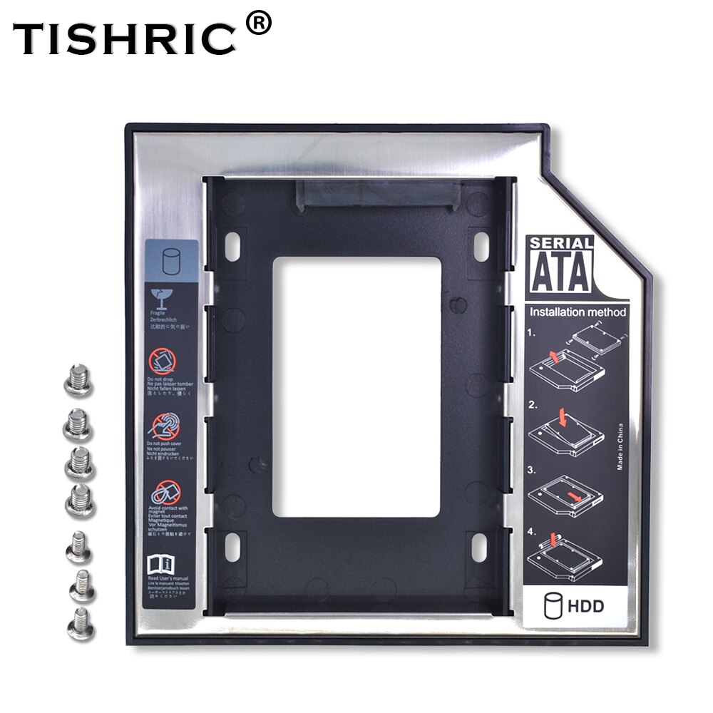 TISHRIC Universal Aluminum 9.5mm SATA Hard Disk Br... – Grandado