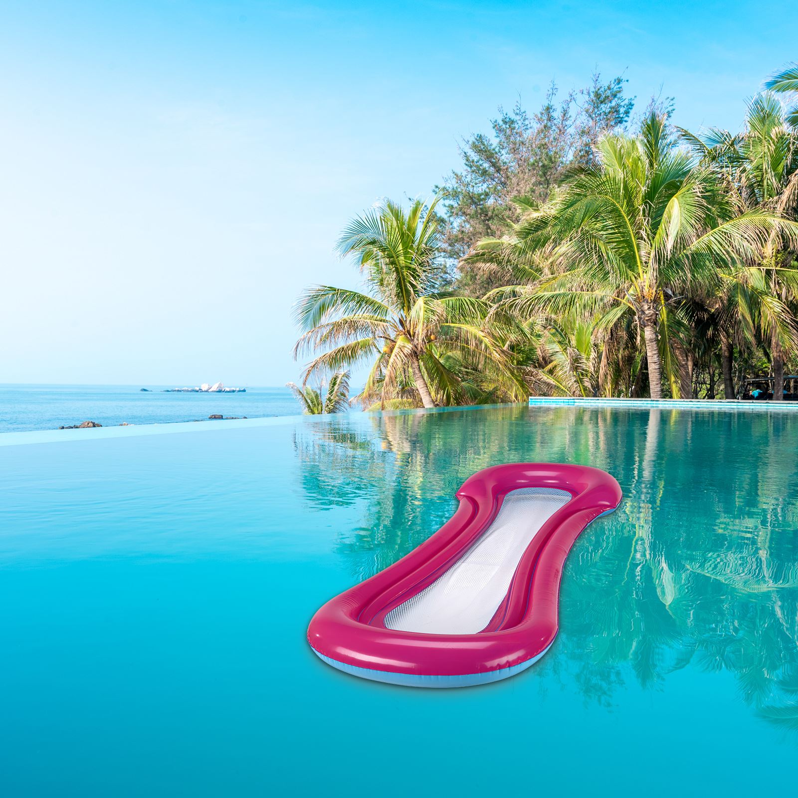 Inflatable Floating Water Bed Foldable Water Hammo... – Grandado