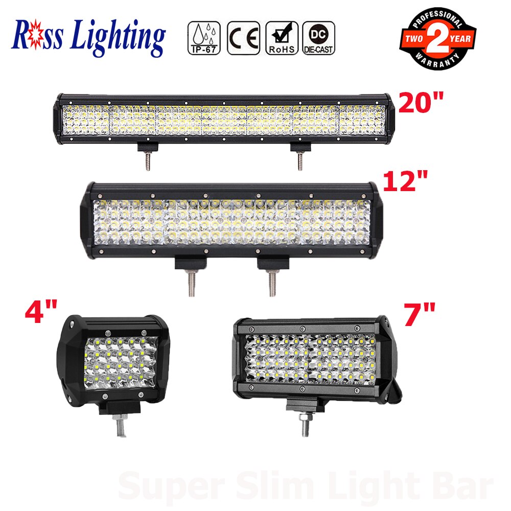 LED Off road LED Work Light Bar 4/7/20inch All Spo... – Vicedeal