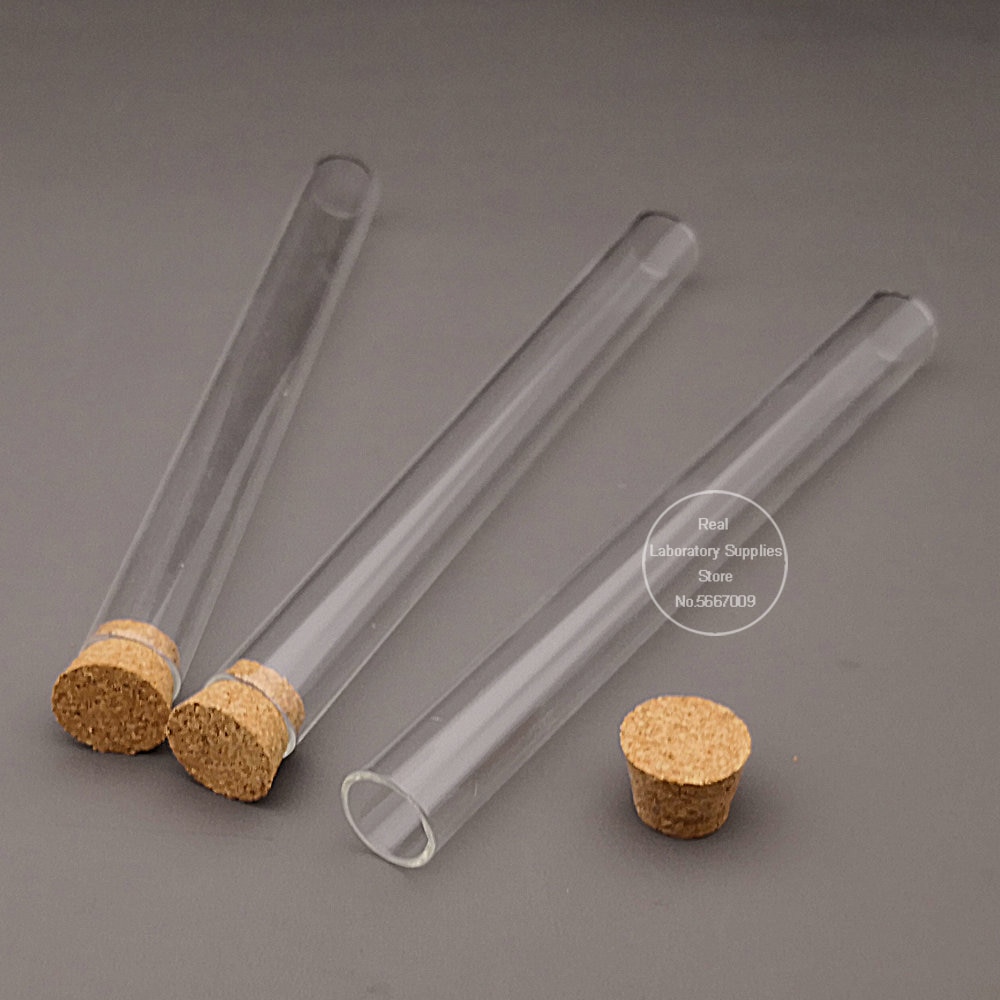 20pcs/pack Lab 15x150mm Transparent Flat Bottom Gl... – Grandado