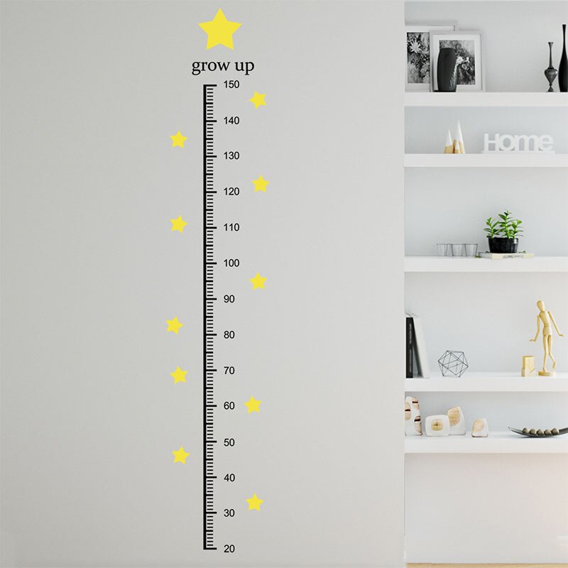 Cartoon Height Measure Wall Sticker for Kids Rooms... – Vicedeal