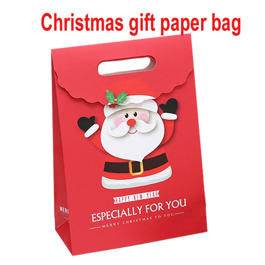 27x19x9cm Christmas paper bag Christmas Eve tote b... – Grandado