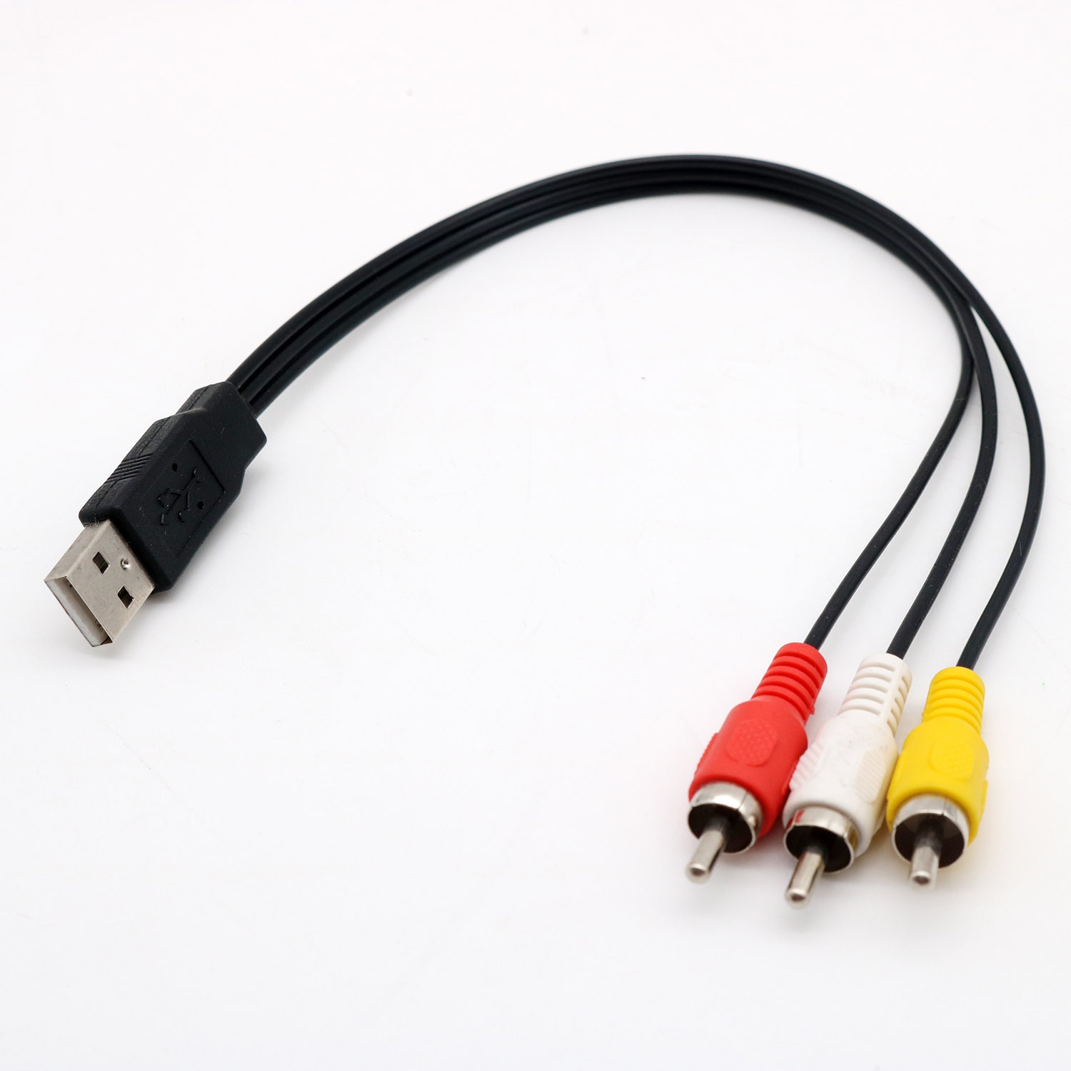 USB Male Plug To 3 RCA Male Adapter Audio Converte... – Grandado