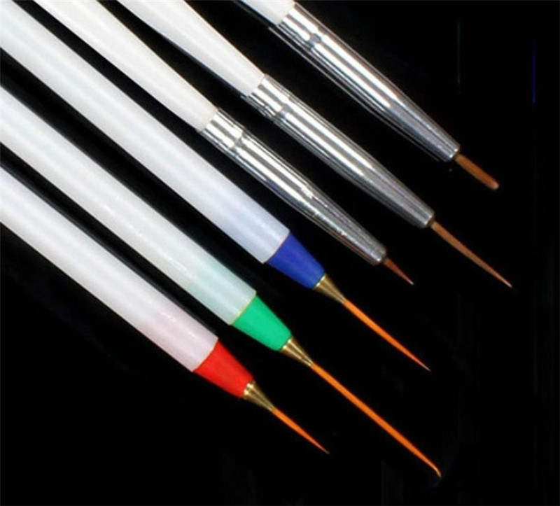 6 Stks/set Pack Fijne Tekening Striping Liner Tips... – Vicedeal