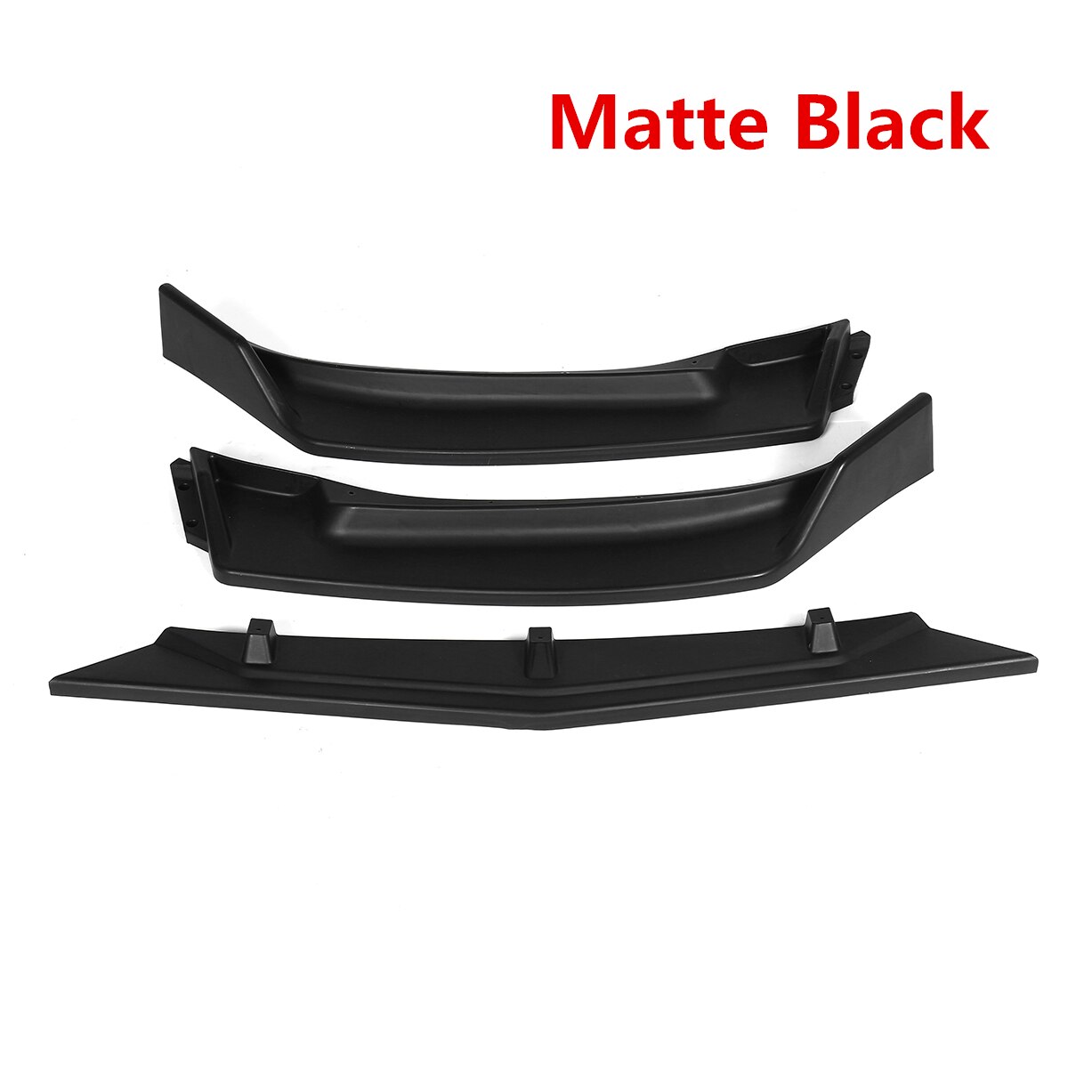 Carbon Fiber Look/Black 3x Car Front Bumper Lip Bo... – Vicedeal