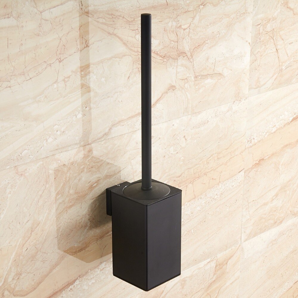Mttuzk Matte Black 304 Rvs Wandmontage Toiletborst Grandado