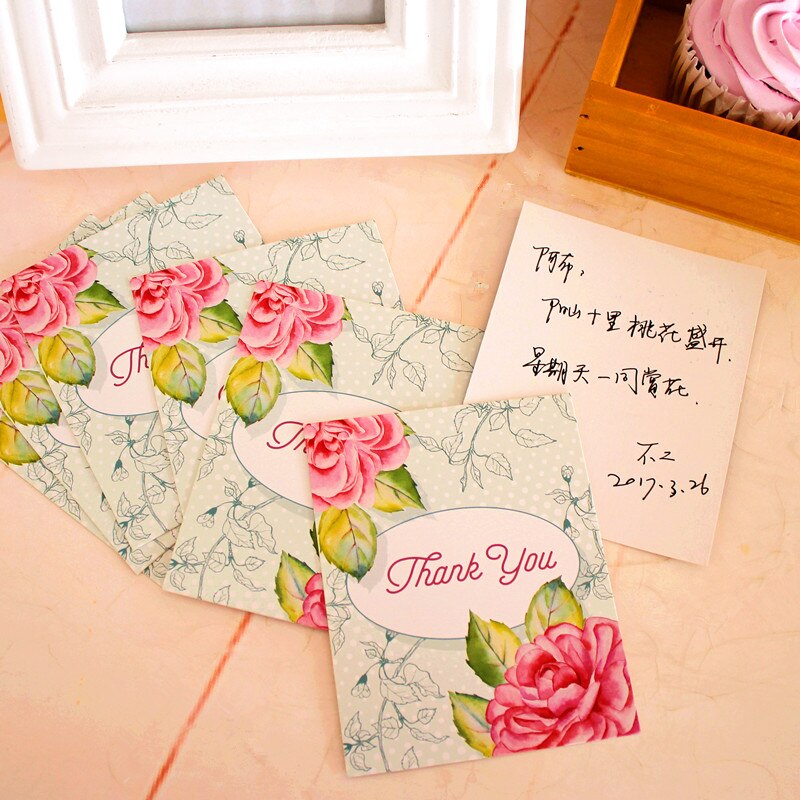 50sheets/sets Wedding invitation greeting card tha... – Grandado