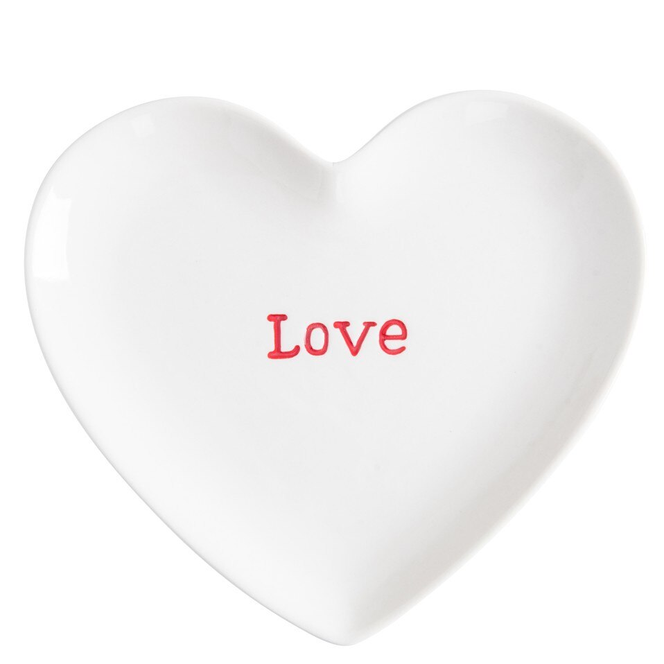 Concise Ceramic Heart Plate Ceramic Steak Dish Pas... – Vicedeal