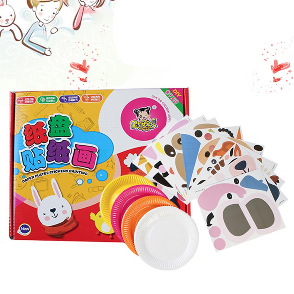 Handmade DIY Color Paper Tray Stickers Kindergarte... – Grandado