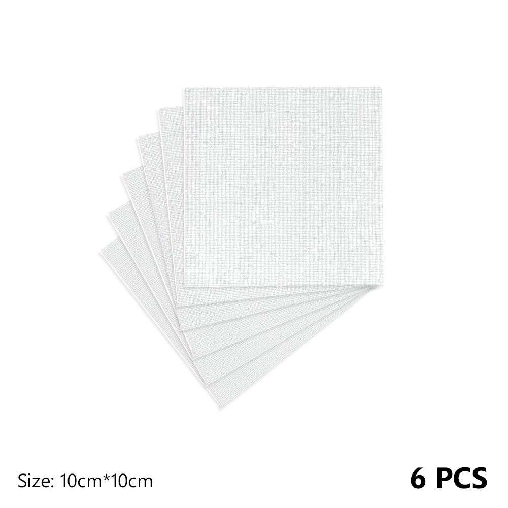 6Piece Cotton Square Painting Panel Boards Art For... – Vicedeal