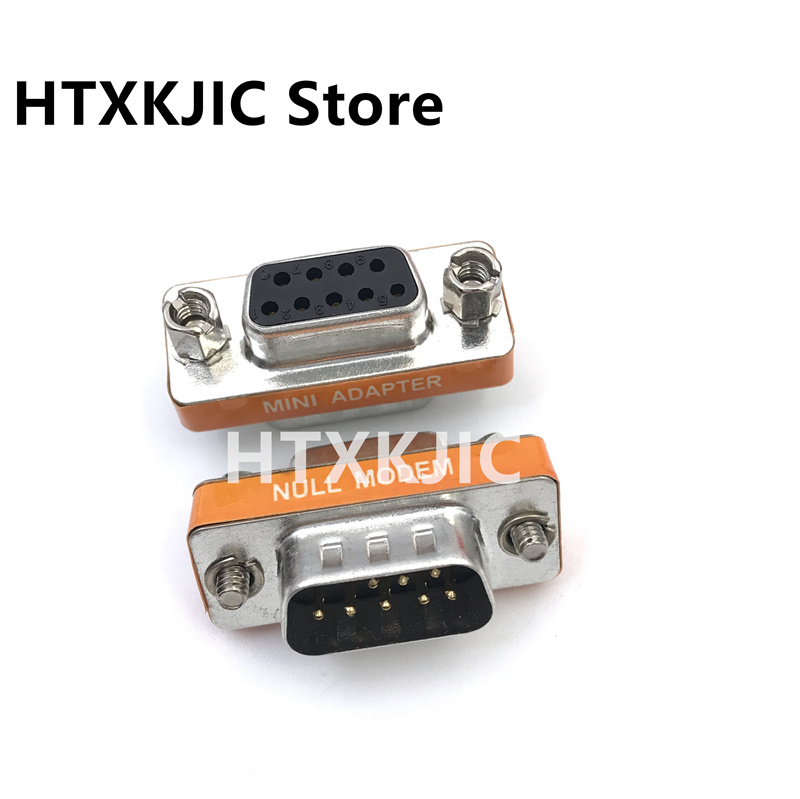 Mini Null Modem DB9 Female Male plug Adapter Gende... – Grandado