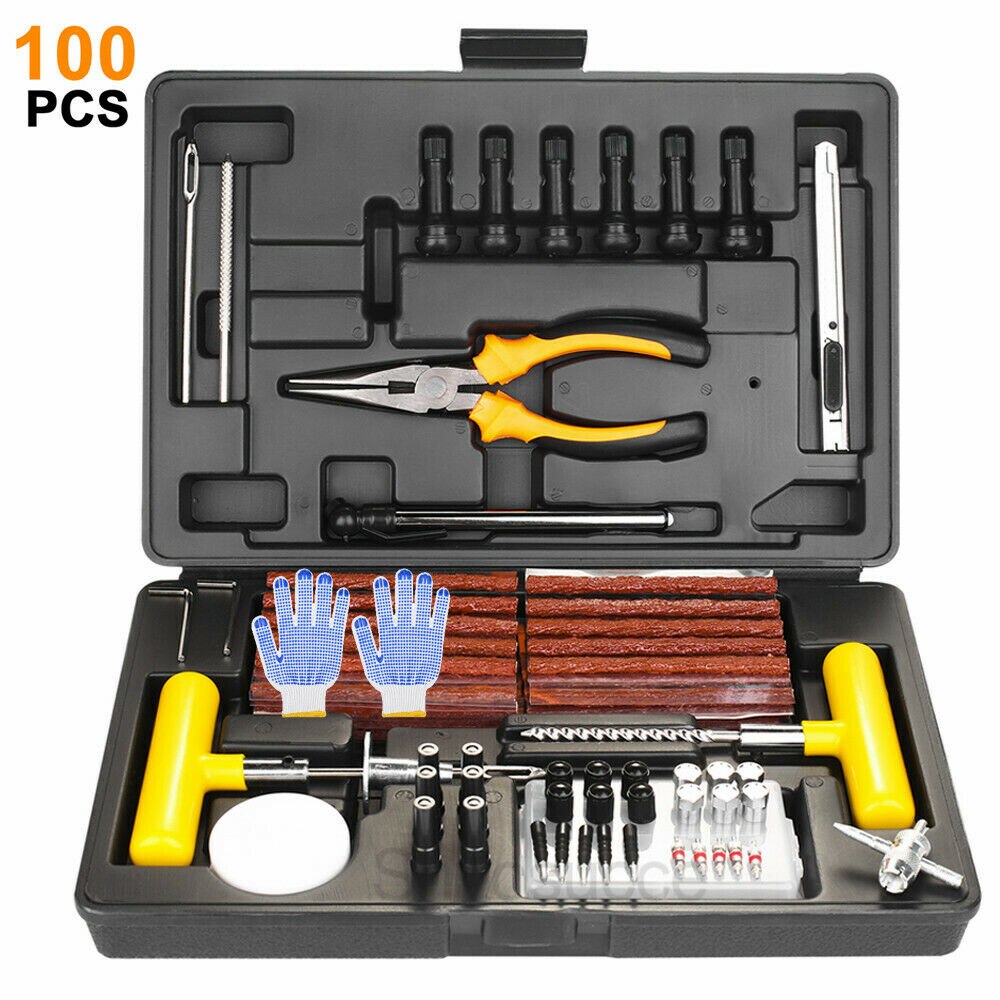 Universal 100pcs Car Tire Repair Tool Set Kit Car ... – Vicedeal