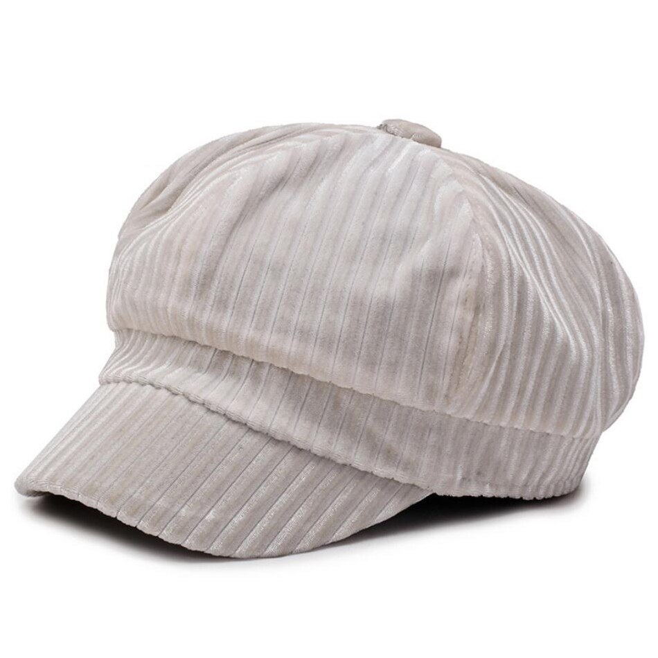 BUTTERMERE Samt Hut Frauen Newsboy Caps Beige Beil... – Vicedeal