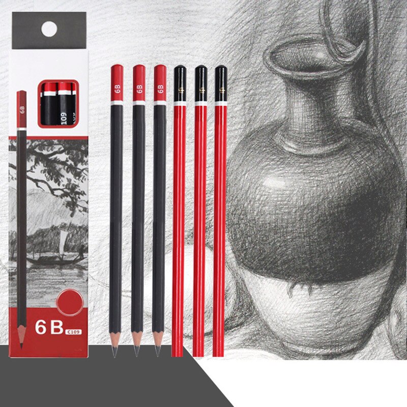 12 unids/lote Schets potlood HB 2B 3B 4B 5B 6B 8B ... – Grandado