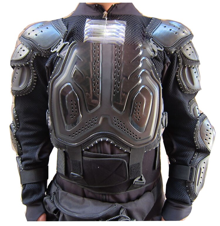 Full Black Motocross Full Body sports Racing armor... – Grandado