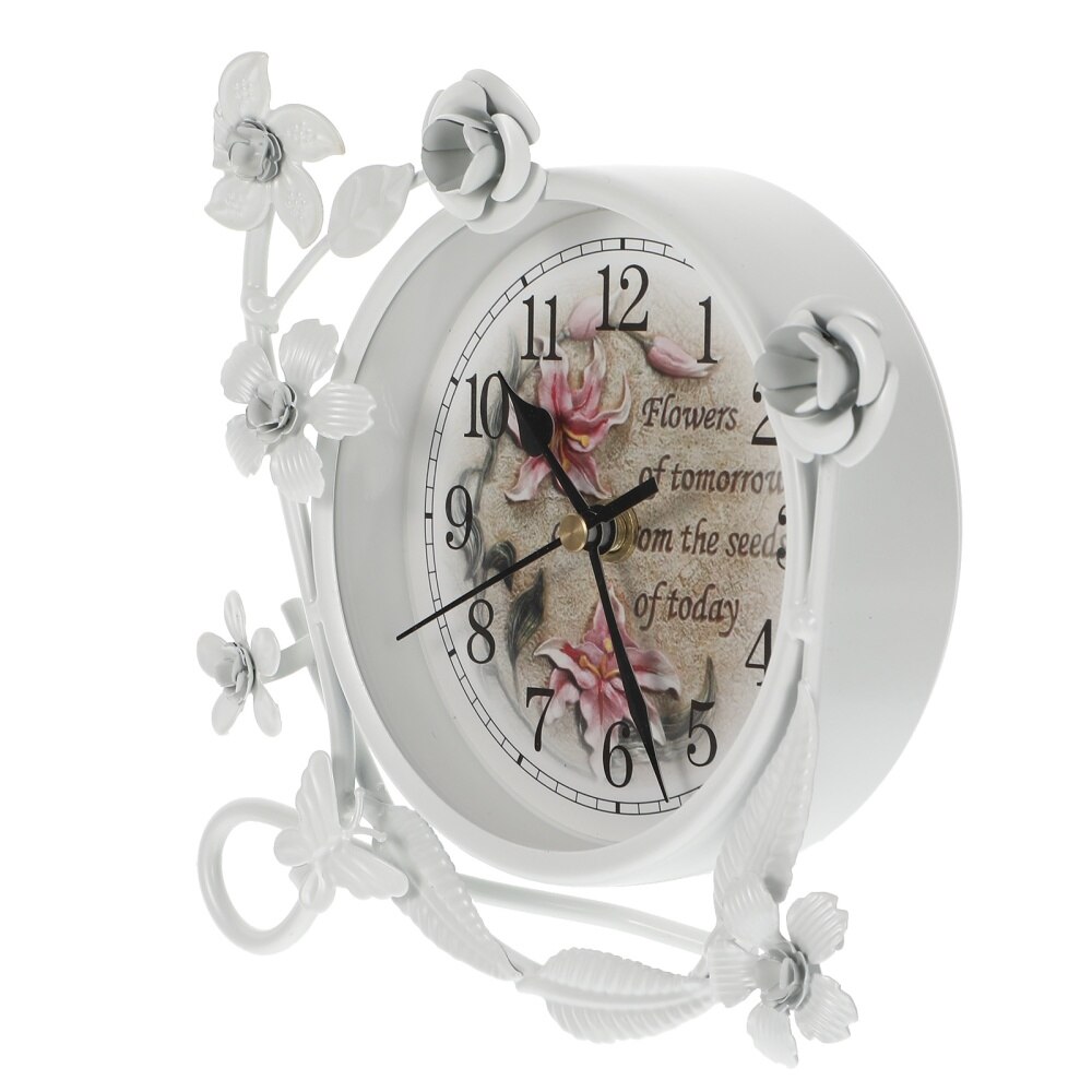 1pc European-style Table Clock Mute Clock Retro De... – Grandado