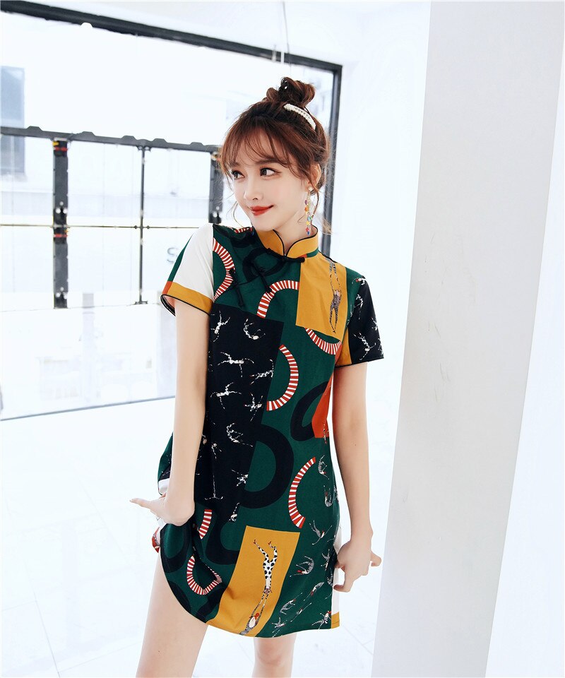 Women Summer Cheongsam Chinese Traditional Cute Ca... – Vicedeal