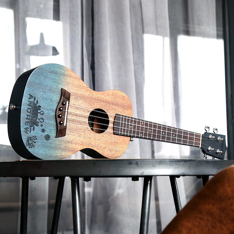 Andrew 21/23/26 inch ukulele female boys mahogany ... – Vicedeal