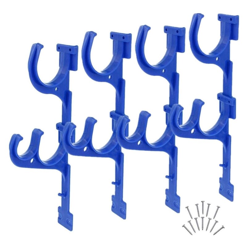 4 Stuk Zwembad Pole Type Plastic Vaste Zitting, Me... – Vicedeal