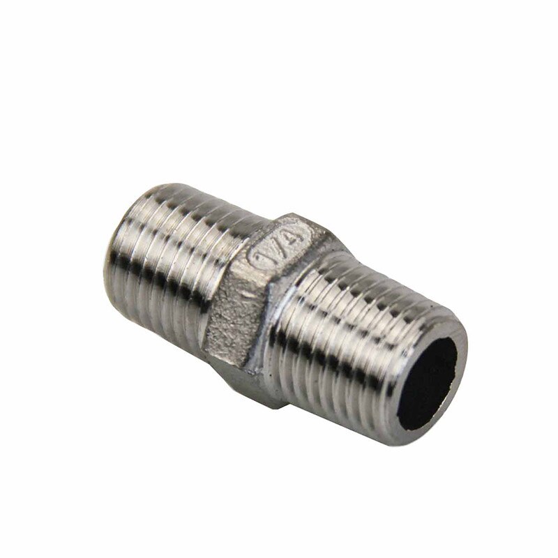 Kegland 1/4 Inch BSP Stainless Hex Nipple – Grandado