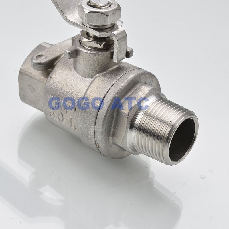 Type Two Ball valve Stainless steel DN15/DN20 1/2 ... – Vicedeal