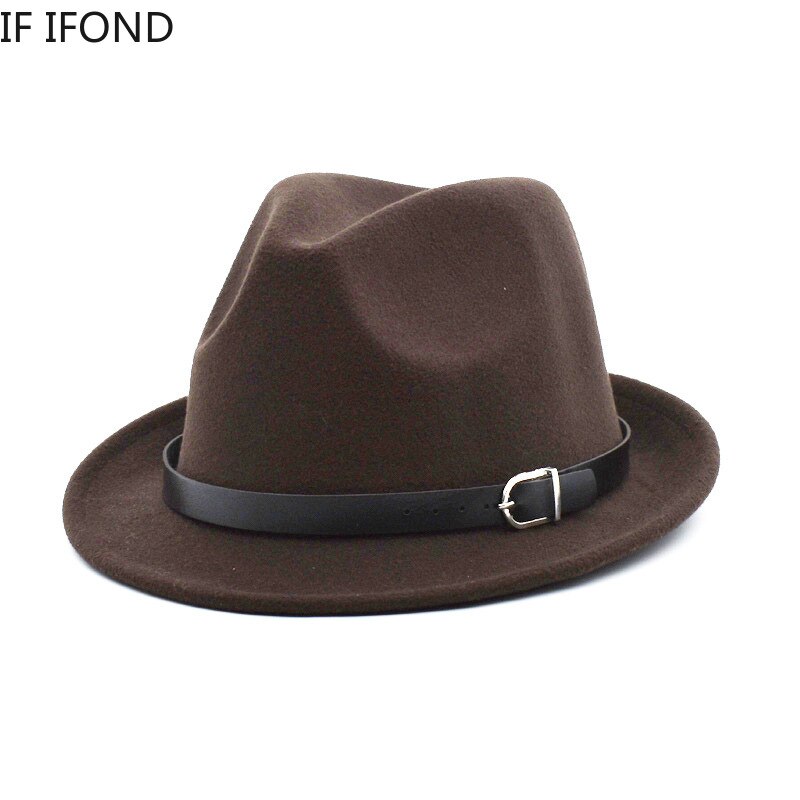European Classical felt Fedoras Hat for Men Women ... – Grandado