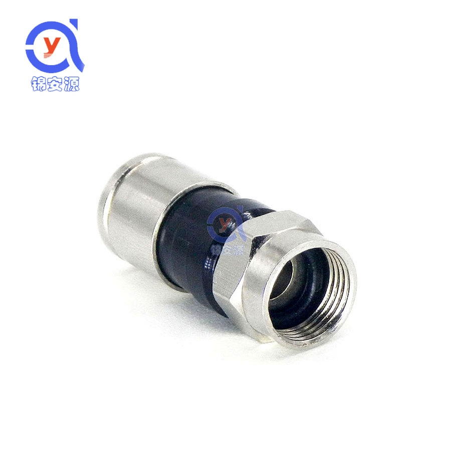 10pcs F type compression connector, plug connector... – Grandado