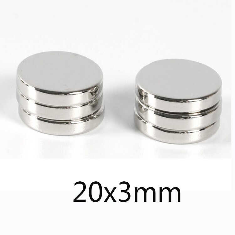 5/10/20pcs 20x3 Sheet Neodymium Magnet 20mmx3mm Ro... – Grandado