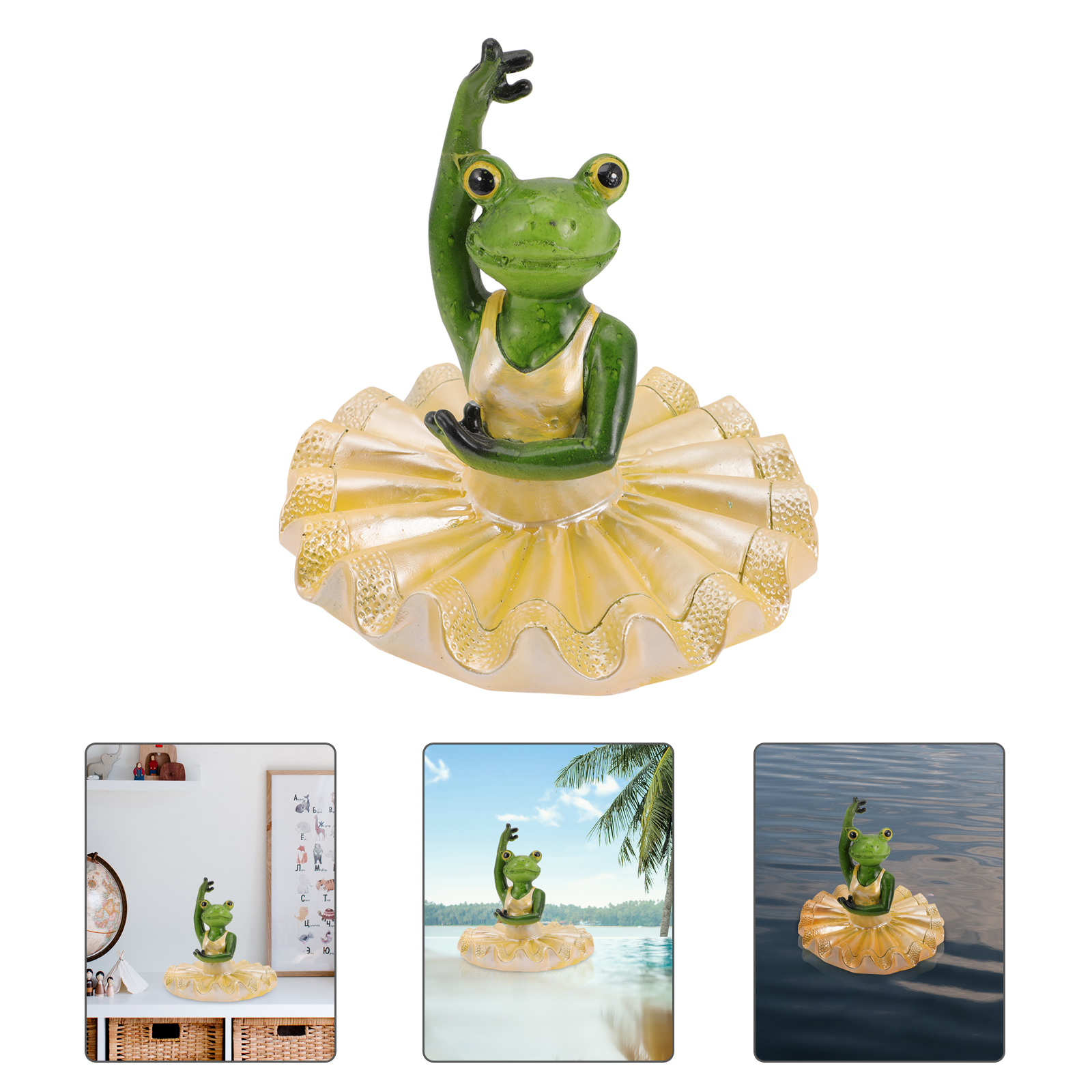 Levendige Kikkers Versiering Cartoon Resin Kikkers... – Vicedeal