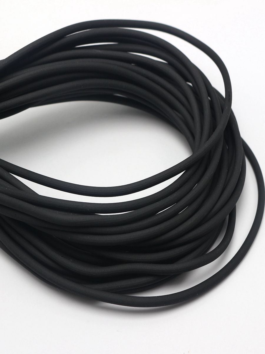 11 Yards Zwart Rubber 3Mm Koord Discussie String V... – Vicedeal