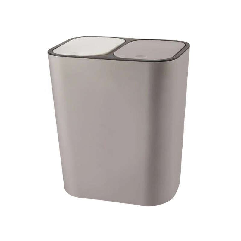 Plastic Push-Button Dual Compartment 12liter Recyc... – Grandado