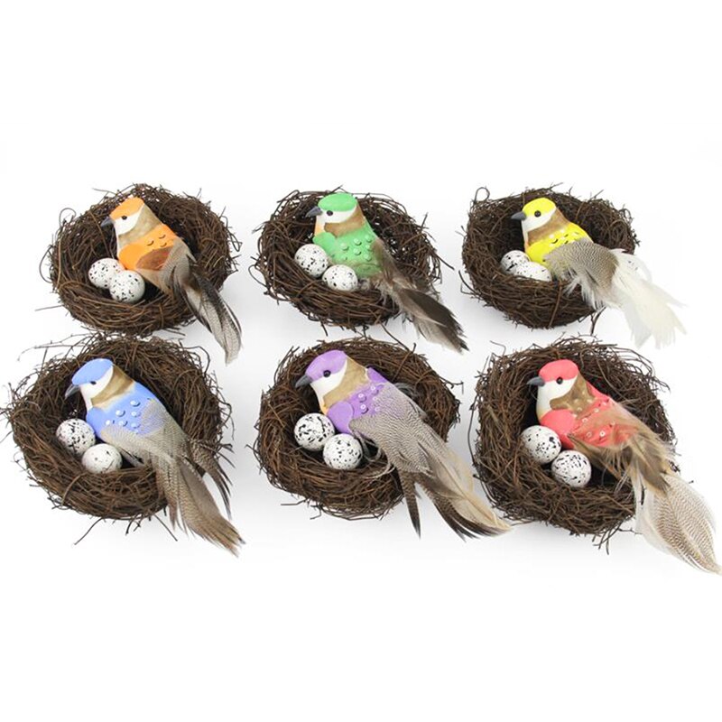 Handmade Window Display Big Round Bird Nest Set Ra... – Vicedeal