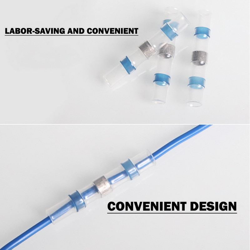 Solder Seal Wire Connectors Heat Shrink Butt Conne... – Grandado