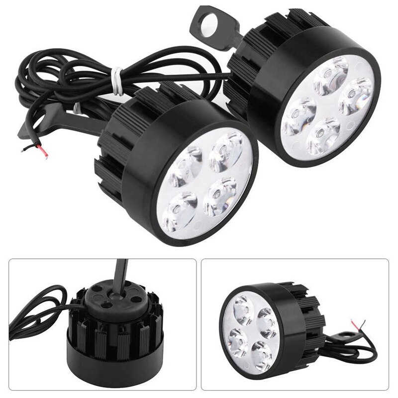 2 Stck 12V 24W Motorrad Scheinwerfer LED Scheinwer... – Grandado