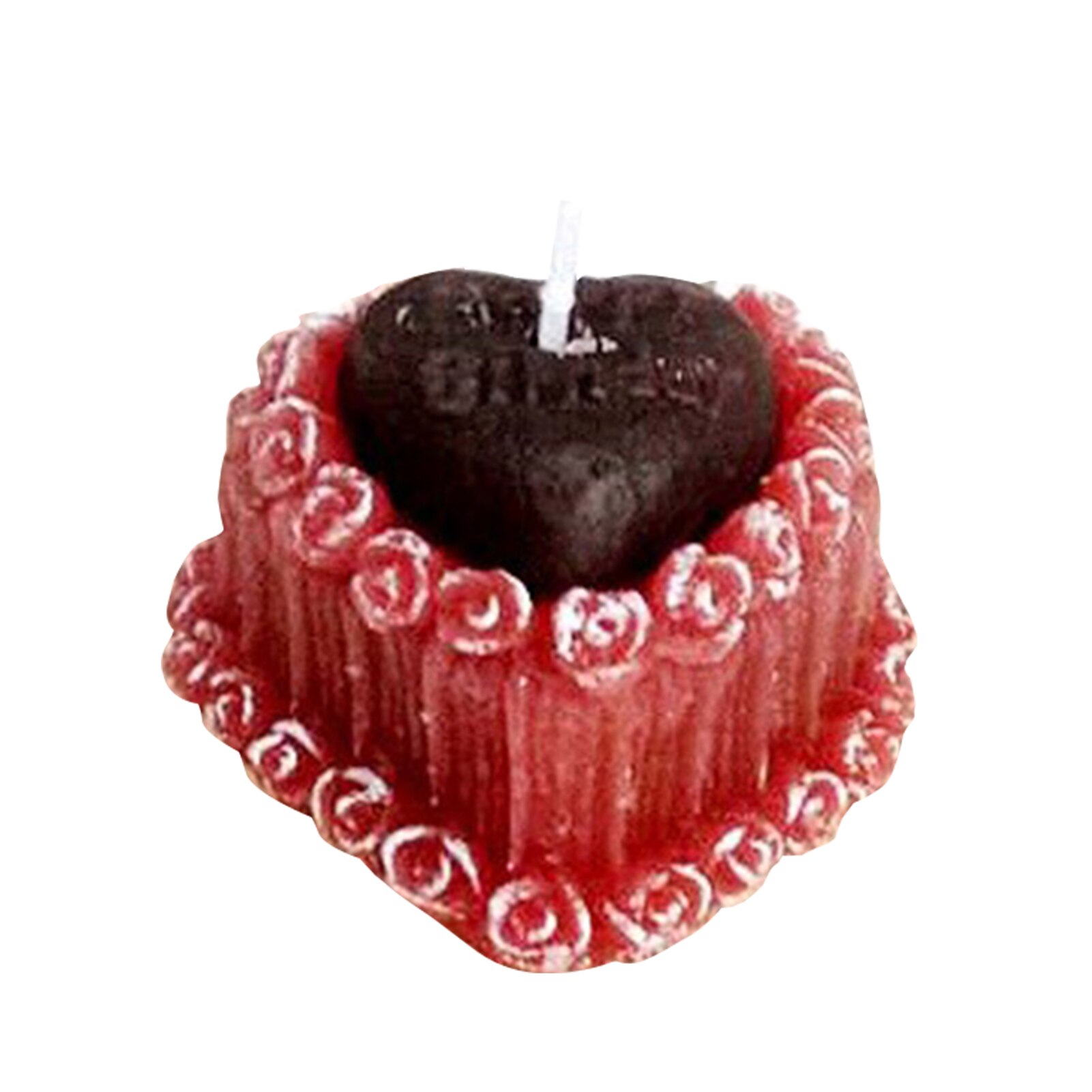 3D Heart Shaped Candle Smokeless Scented Candle We... – Grandado