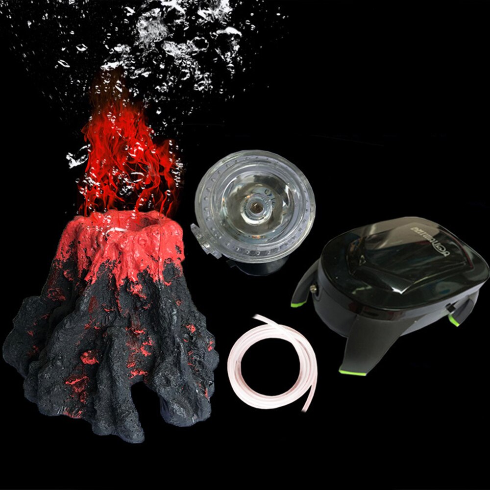 1 pcs Volcano Shape Fish Tank Toy Oxygen Pump Aqua... – Grandado
