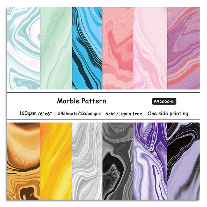 24Pcs/Lot Abstract Sky Retro Material Papers DIY S... – Grandado