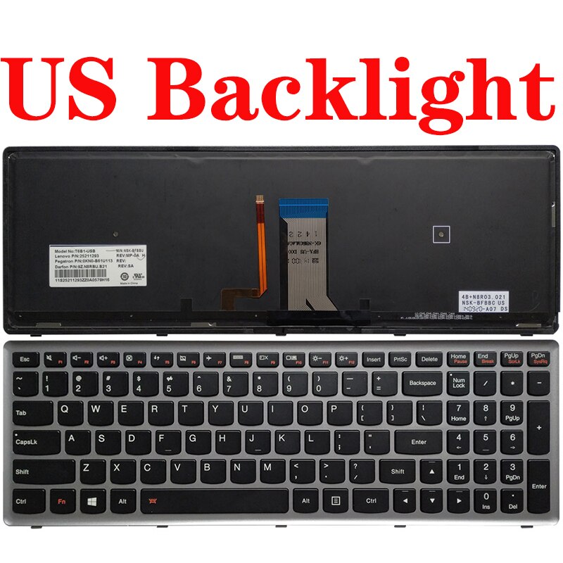 Us/Uk/Sp/Spaans/België/Worden Laptop Toetsenbord V... – Vicedeal