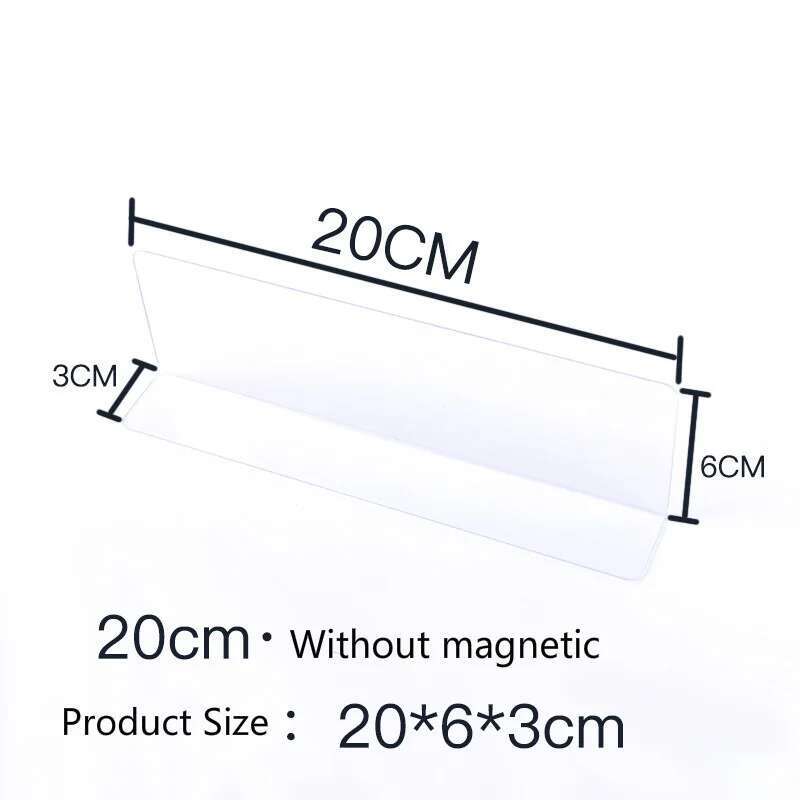 Clear Shelf Divider Baffle PVC L Shaped Separator ... – Grandado