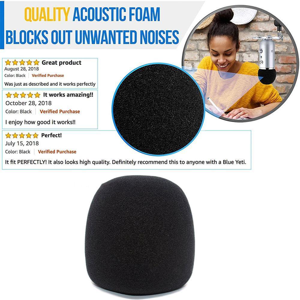 Foam Microphone Windscreen For Blue Yeti ,Yeti Pro... – Vicedeal