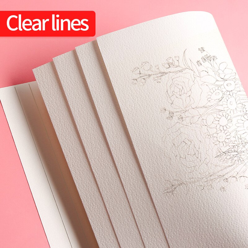 Libro da colorare dipinto a mano con disegno a lin... – Grandado Libro da colorare dipinto a mano con disegno a lin... – Grandado