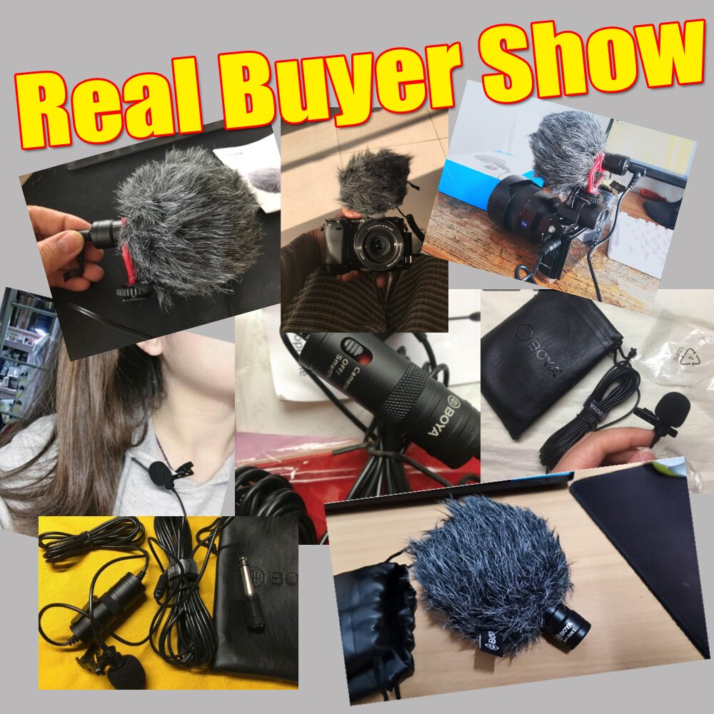 BOYA BY-M1 BY-M1DM BY-MM1 Lavalier Microphone Came... – Grandado