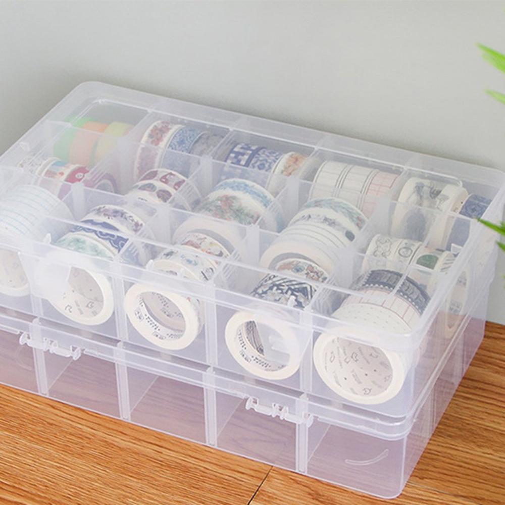 15 Grids Desktop Tape Storage Box Mini Paper Stick... – Vicedeal