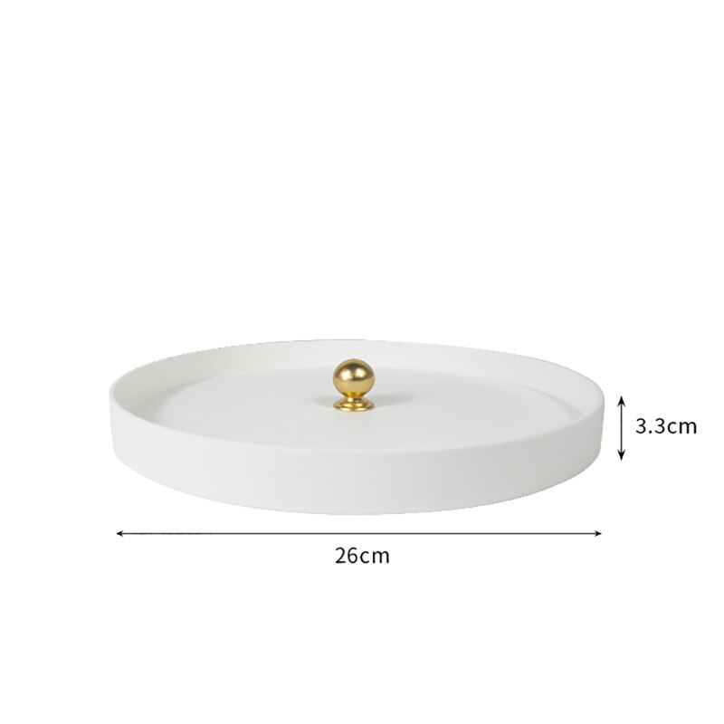 Nordic Sieraden Lade Ronde Metalen Draagbare Lade ... – Grandado